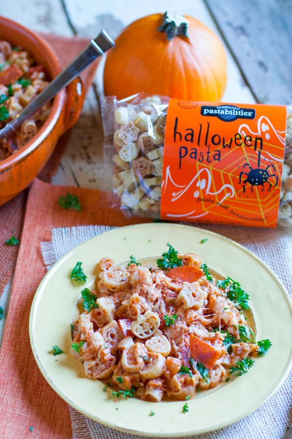 Pepperoni Pizza Halloween Pasta – World of Pastabilities